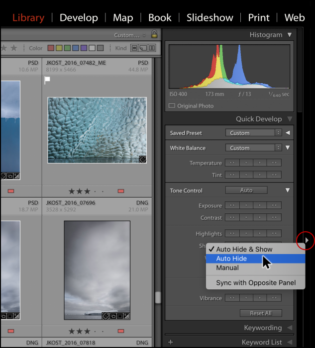 Julieanne Kost's Blog | Tips for Working in the Develop Module in ...